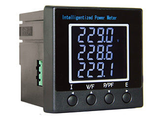 Single phase stop digital solar power meter
