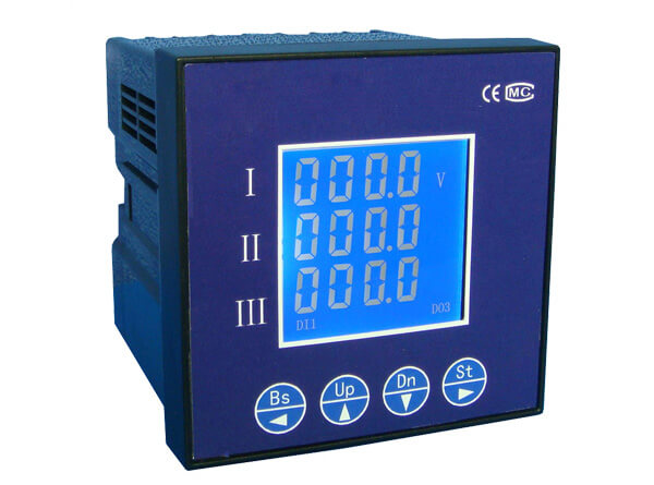 three phase AC digital current and voltage display meter-Digital Meter ...
